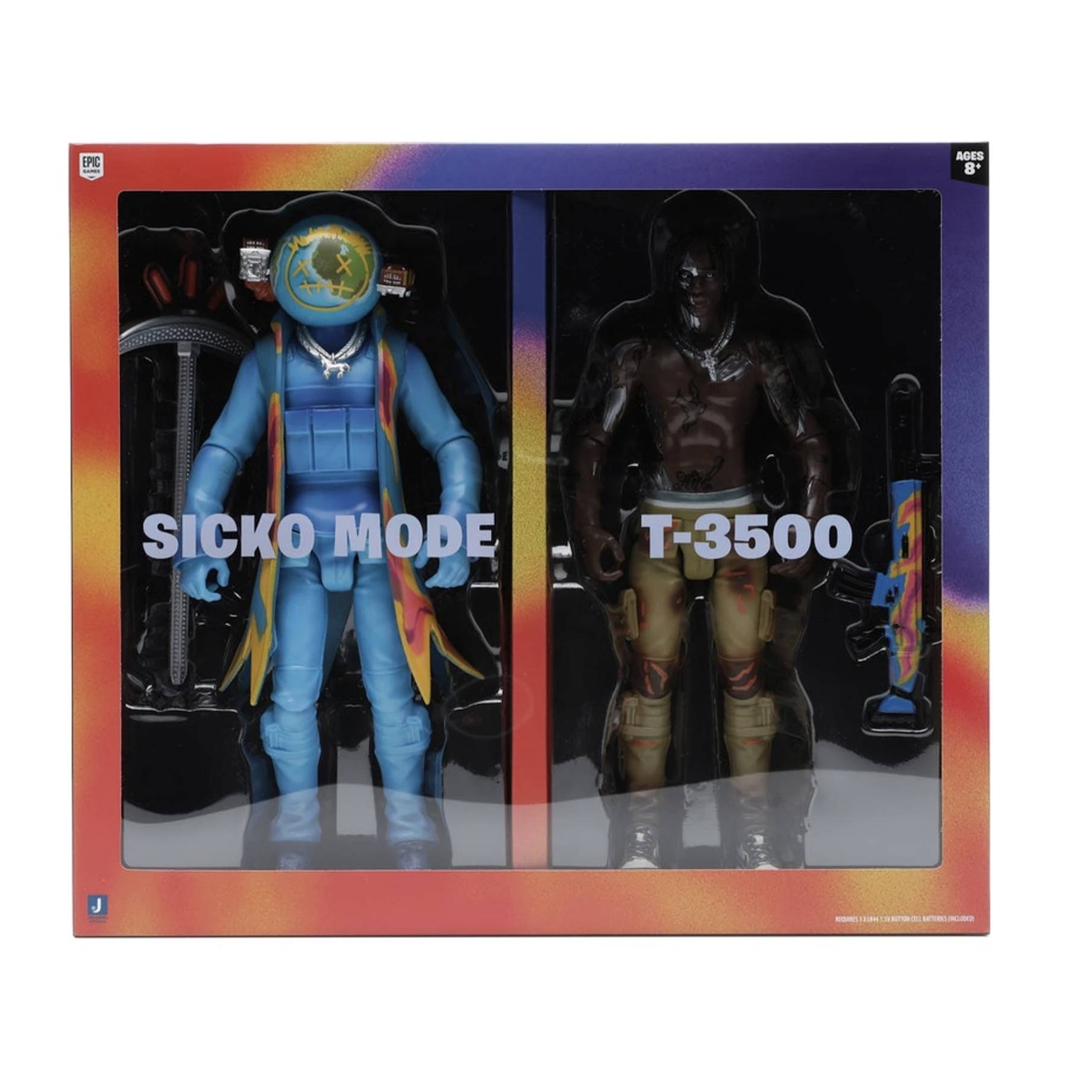 Travis Scott Cactus Jack Fortnite 12" Action Figure Duo Set | Dapper Beast