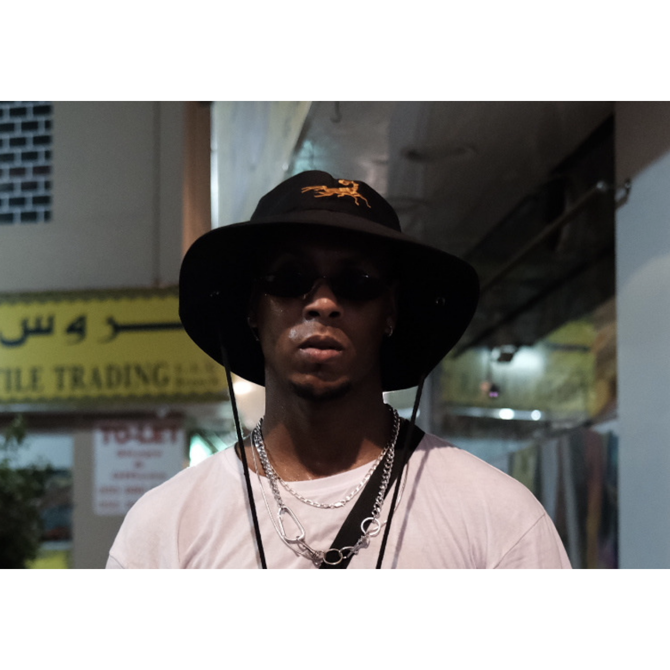 Palms and Roses Jungle Collection Bucket Hat 'Black' | Dapper Beast