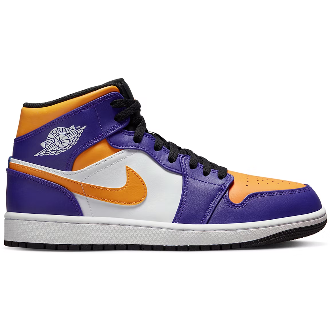 Jordan 1 Mid Lakers (2022) | Dapper Beast