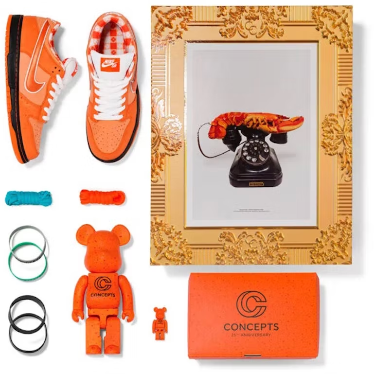 Nike SB Dunk Low Concepts Orange Lobster (Special Box) | Dapper Beast