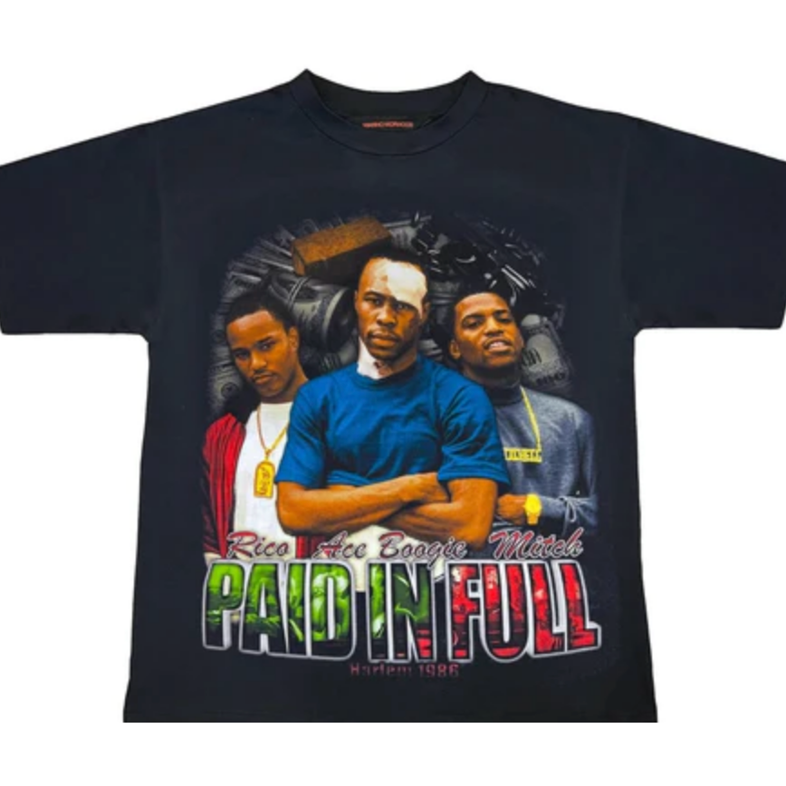 Paid In Full T-Shirt (Black) | Dapper Beast