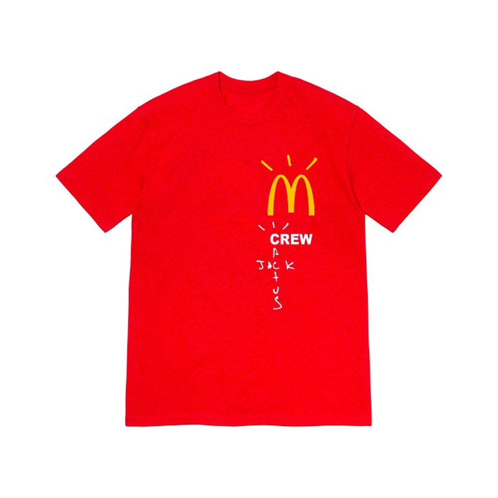 Travis Scott x McDonald's Crew T-Shirt (Red) | Dapper Beast